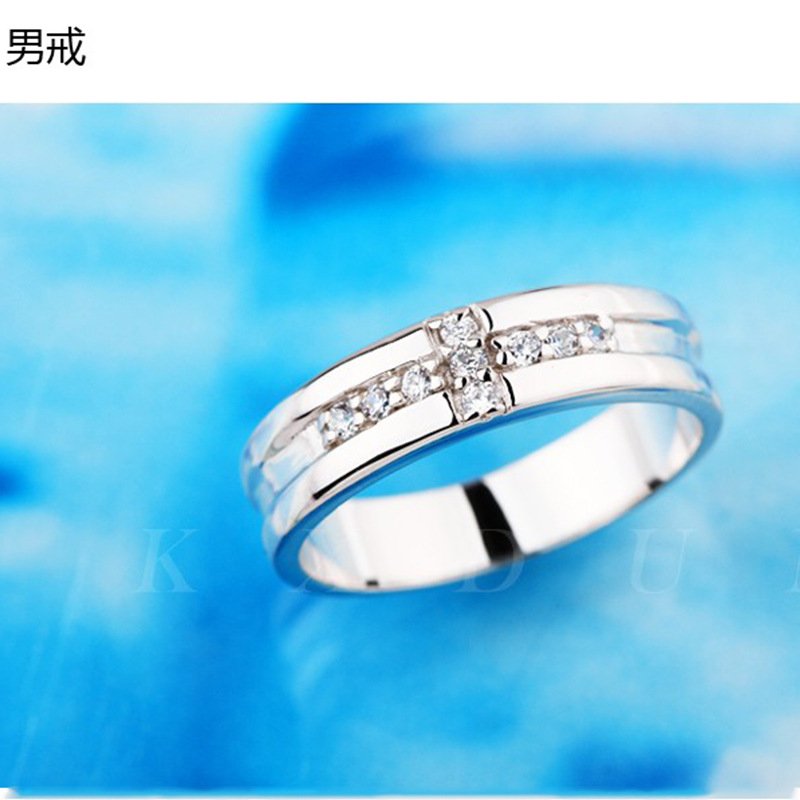 Crown couple ring men and women pair ring day creative proposal ...